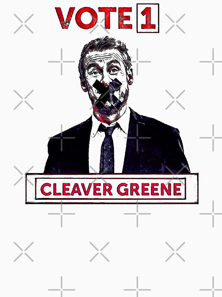 "Vote 1 Cleaver Greene" T-shirt for Sale by metropol | Redbubble | vote ...