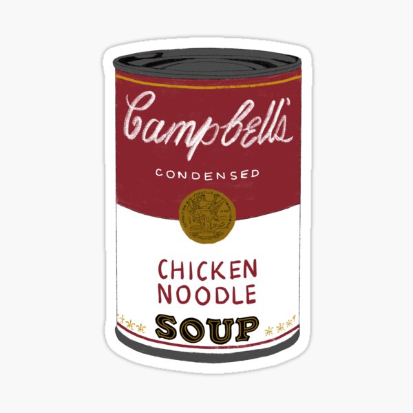 Campbell Soup Stickers | Redbubble