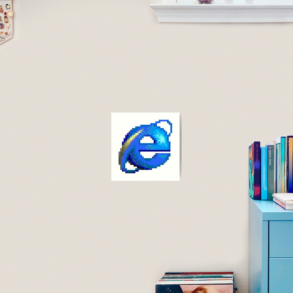 "Internet Explorer 4.0 icon" Art Print for Sale by MELCoffeeSucks ...