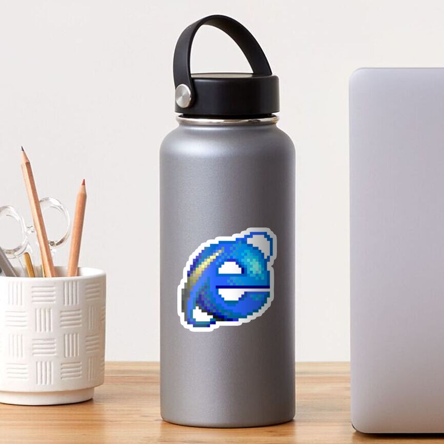 "Internet Explorer 4.0 icon" Sticker for Sale by MELCoffeeSucks | Redbubble