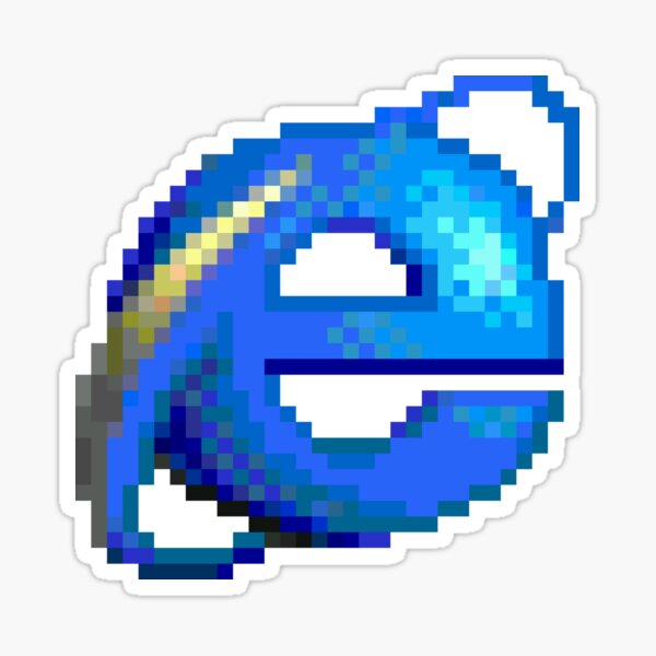 "Internet Explorer 4.0 icon" Sticker for Sale by MELCoffeeSucks | Redbubble