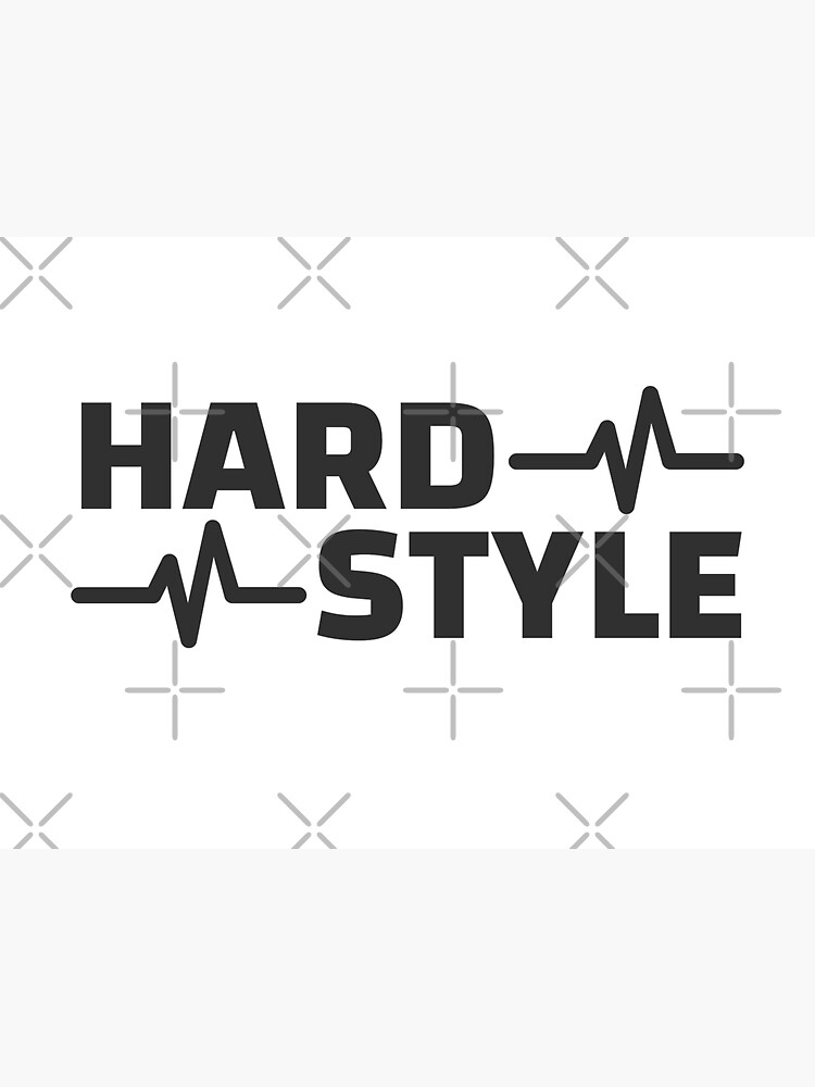 "Hardstyle Merchandise Logo Waveform Gift" Sticker by Team150Designz ...