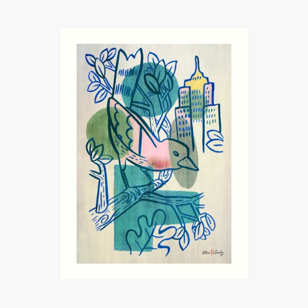 "City Tweets" Art Print for Sale by johnandwendy | Redbubble