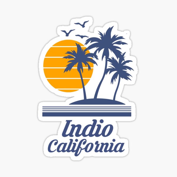 Indio California Stickers | Redbubble