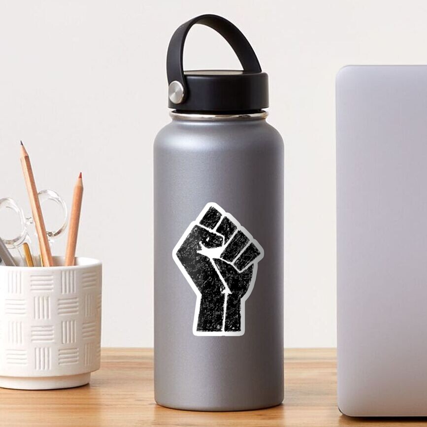 "Black Fist/ Black Power " Sticker by francisholmes | Redbubble