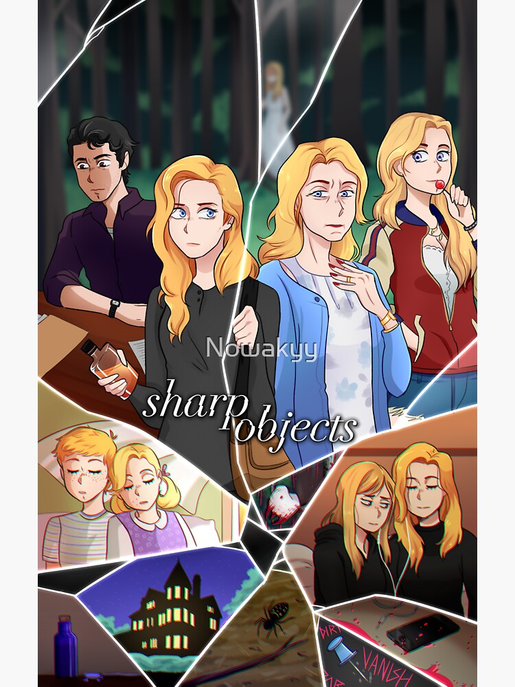 "Sharp Objects" Sticker by Nowakyy | Redbubble