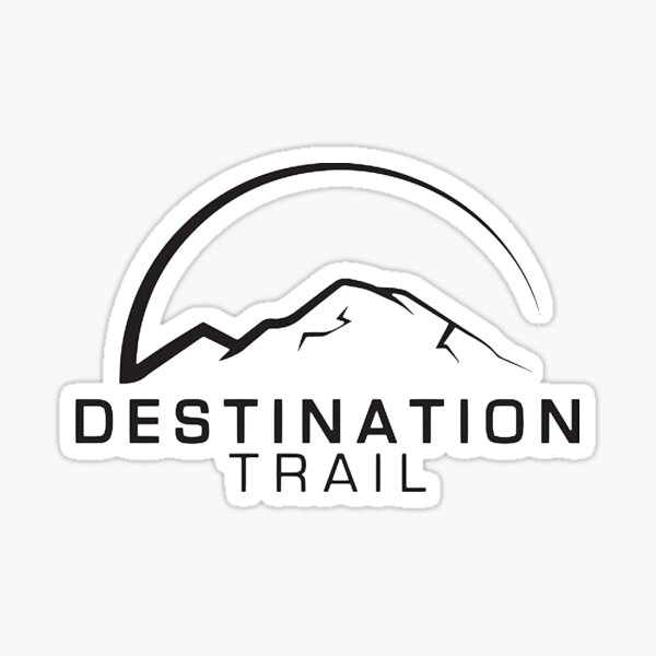 "destination trail" Sticker for Sale by COCOMOUNTAIN | Redbubble