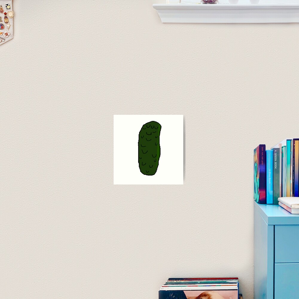 "pickle pixel art" Art Print for Sale by cakehatzombie | Redbubble