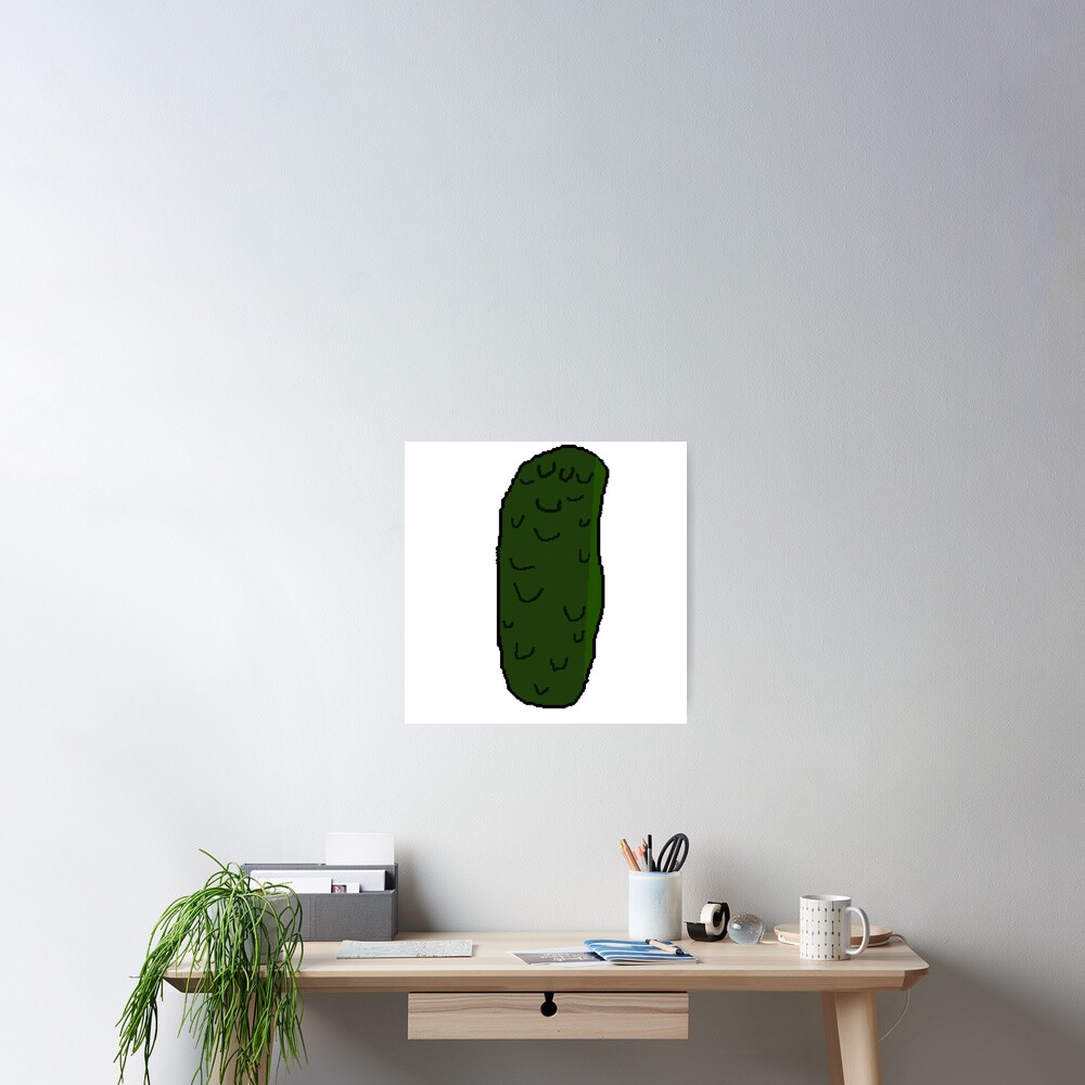 "pickle pixel art" Poster by cakehatzombie | Redbubble