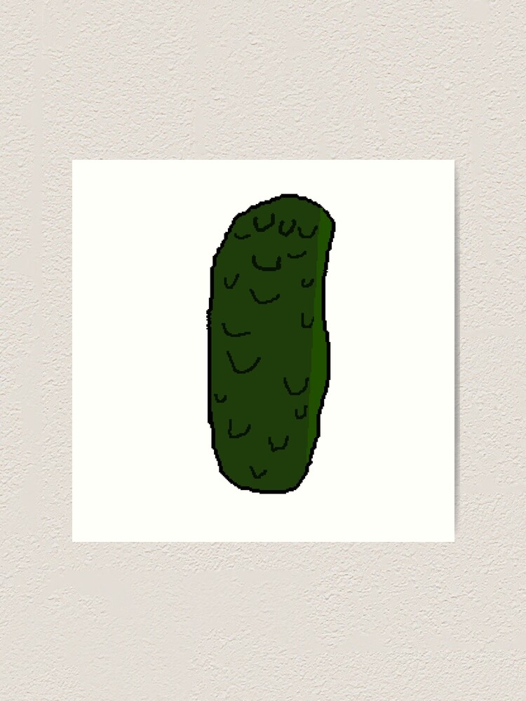 "pickle pixel art" Art Print for Sale by cakehatzombie | Redbubble