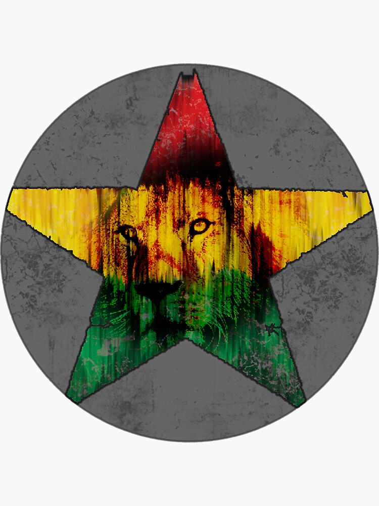 "reggae lion" Sticker by Periartwork | Redbubble