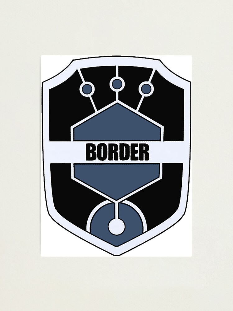 "World Trigger - Border Logo" Photographic Print by Aslatiel | Redbubble