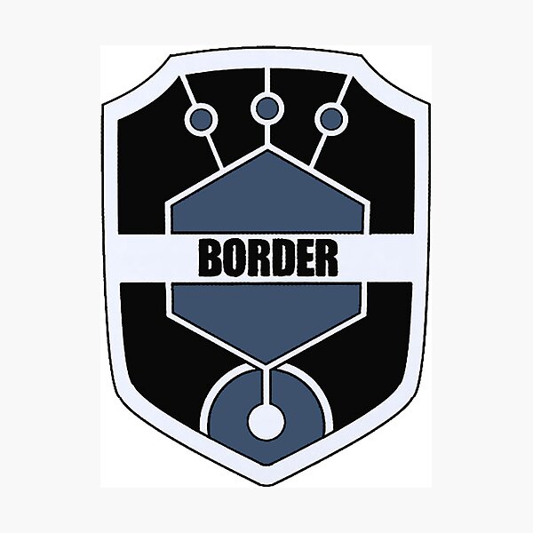 "World Trigger - Border Logo" Photographic Print by Aslatiel | Redbubble