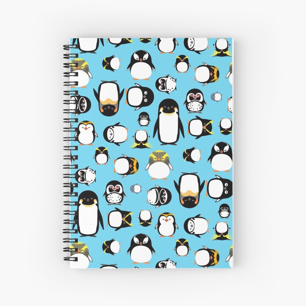"Know Your Penguins" Spiral Notebook for Sale by PepomintNarwhal ...