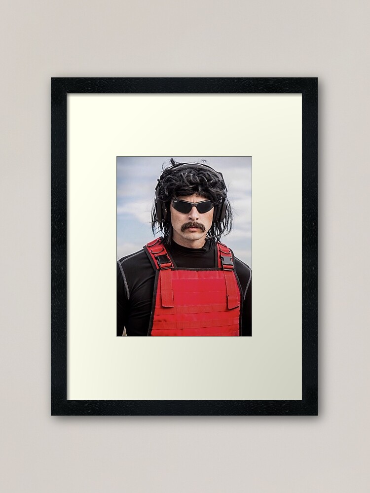 "DR. Disrespect" Framed Art Print for Sale by DenBougie | Redbubble