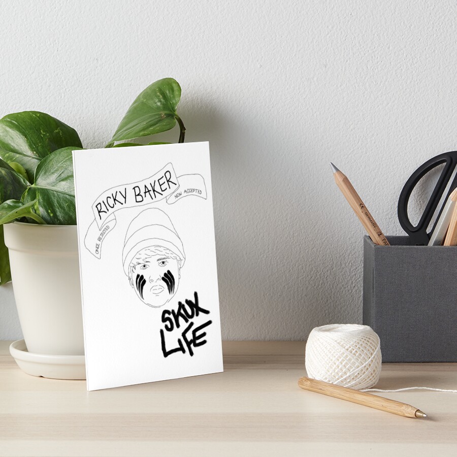 "Ricky Baker - Skux Life" Art Board Print by BeesWingDesigns | Redbubble