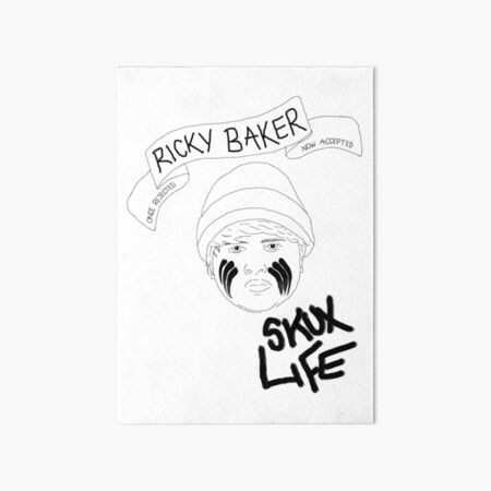"Ricky Baker - Skux Life" Art Board Print by BeesWingDesigns | Redbubble