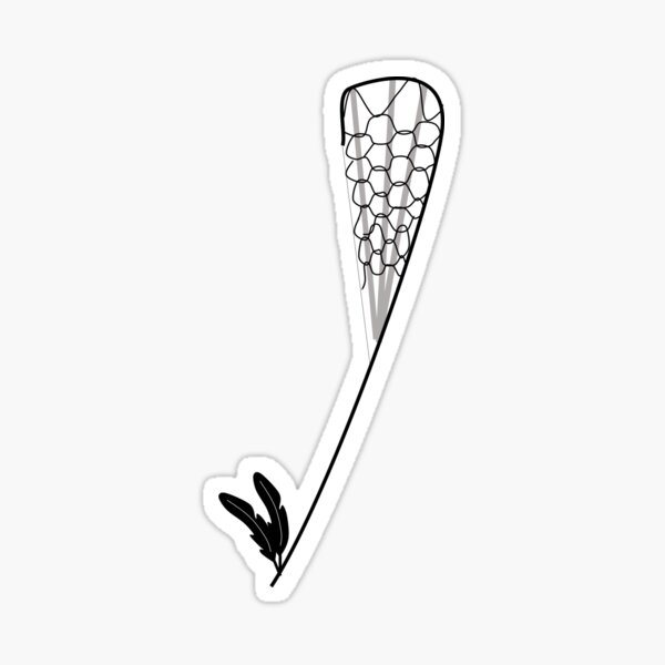 "Traditional Lacrosse Stick" Sticker for Sale by JoeyNLax | Redbubble