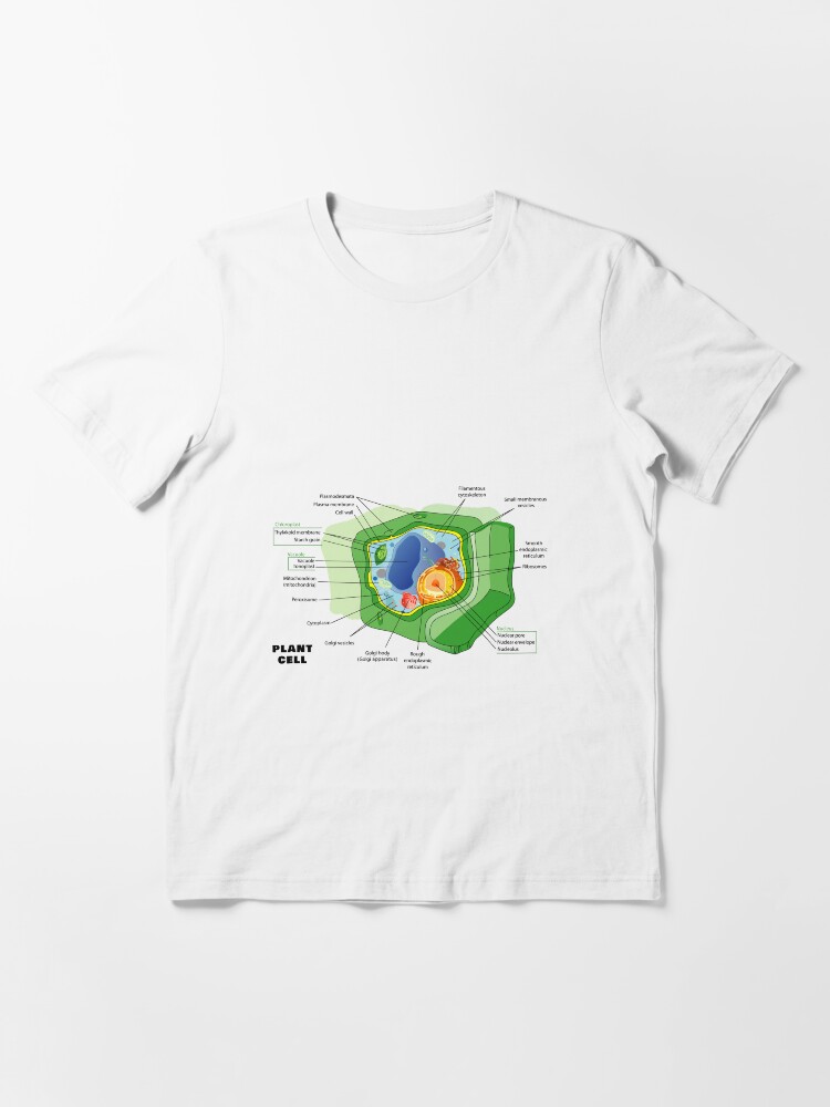 "Diagram of a Plant (eukaryotic) Cell" T-shirt for Sale by allhistory ...
