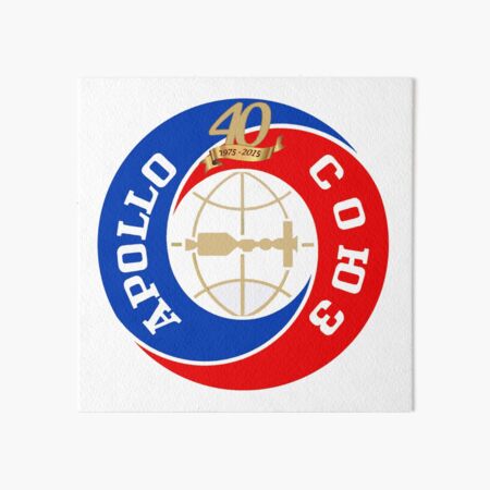 "ASTP 40th Anniversary Logo" Art Board Print by Spacestuffplus | Redbubble