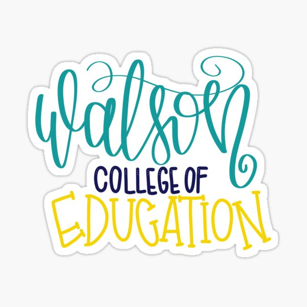 "Watson College of Education" Sticker for Sale by kirklynparks | Redbubble