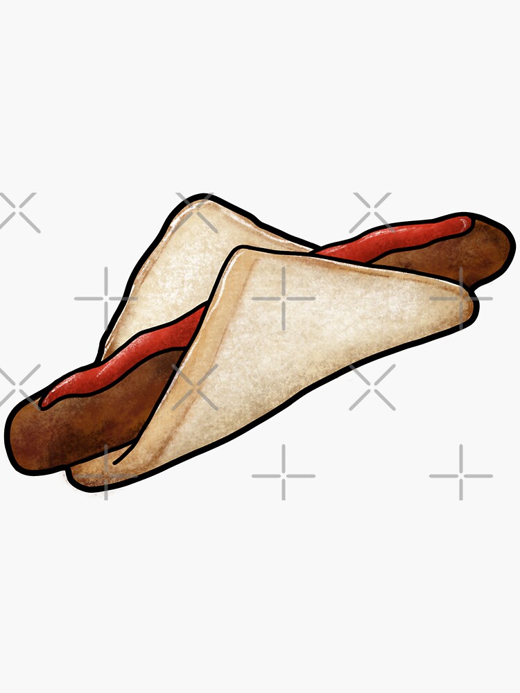 "Aussie BBQ Snag in Green, Large" Sticker for Sale by joanandrose1 ...