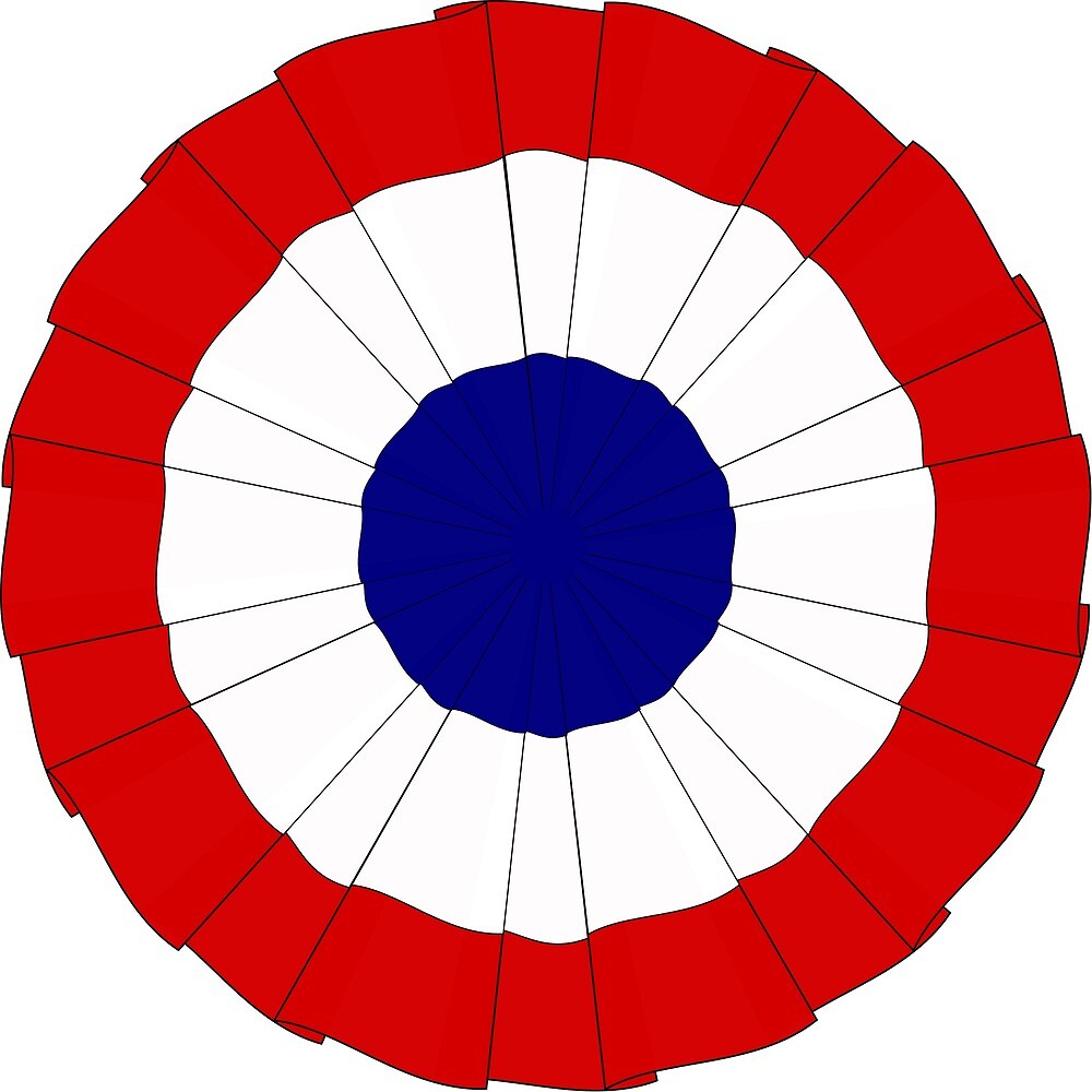 "French Revolution Tricolore cockade" by romeobravado | Redbubble