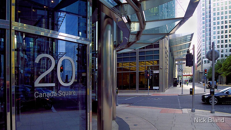 "London - 20 Canada Square, Canary Wharf" by Nick Bland | Redbubble