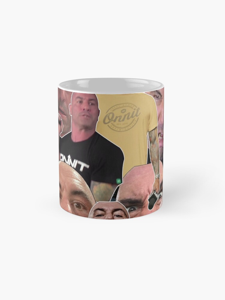 "The Many Faces Of Joe Rogan - Mask" Coffee Mug for Sale by meme ...