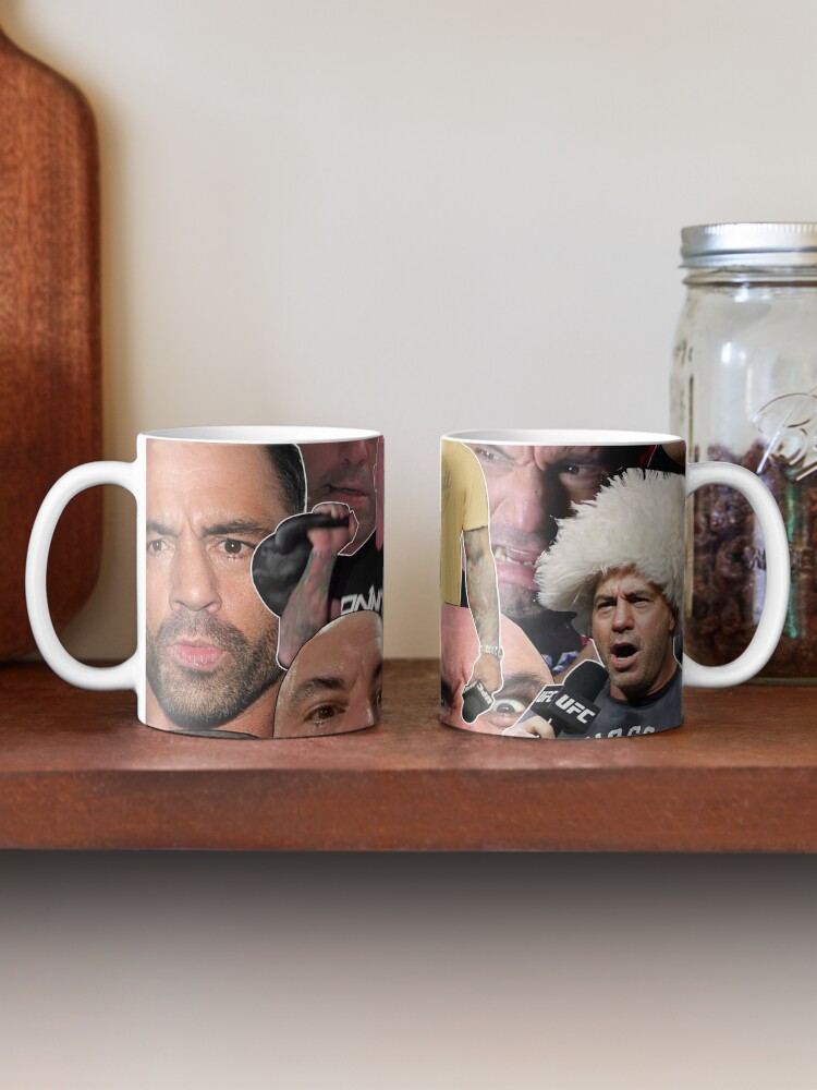 "The Many Faces Of Joe Rogan - Mask" Coffee Mug for Sale by meme ...