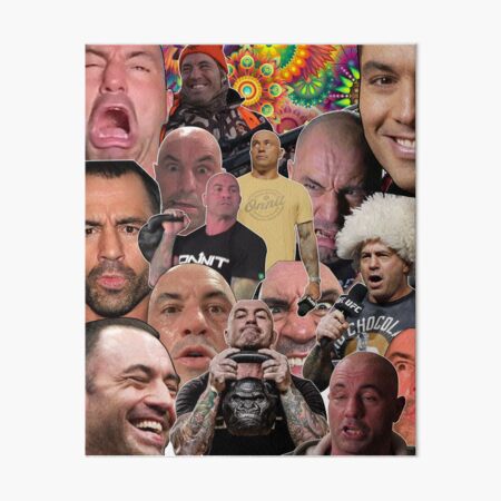 "The Many Faces Of Joe Rogan - Mask" Art Board Print by meme-dreamer ...