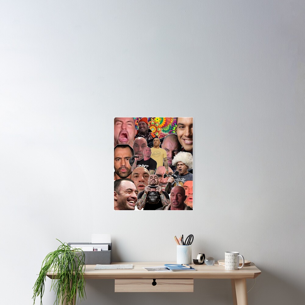 "The Many Faces Of Joe Rogan - Mask" Poster for Sale by meme-dreamer ...