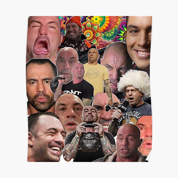 "The Many Faces Of Joe Rogan - Mask" Poster for Sale by meme-dreamer ...