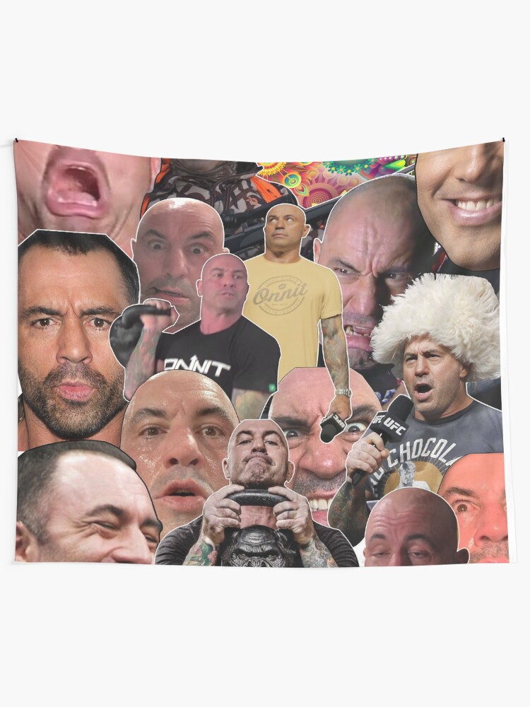 "The Many Faces Of Joe Rogan - Mask" Tapestry for Sale by meme-dreamer ...