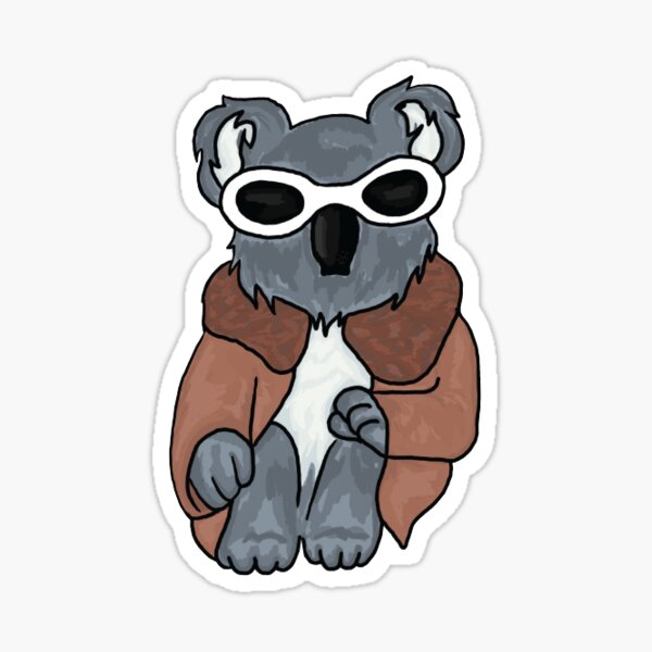 "pimped out koala" Sticker for Sale by reallylily | Redbubble