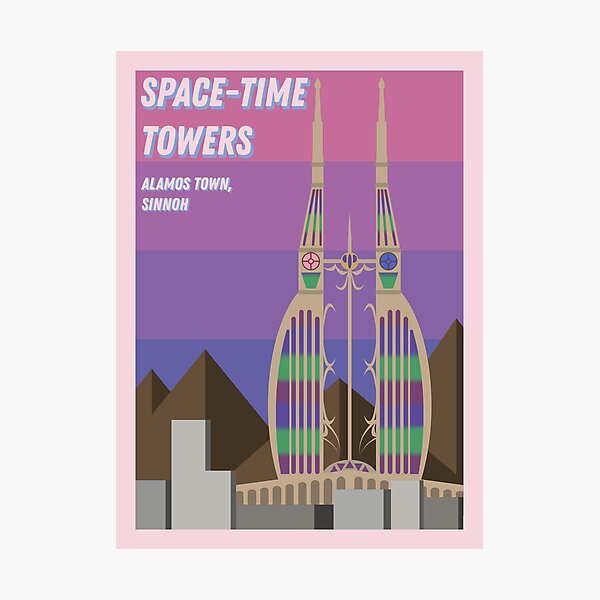 "Space - Time Towers Poster" Photographic Print for Sale by Swainathan ...