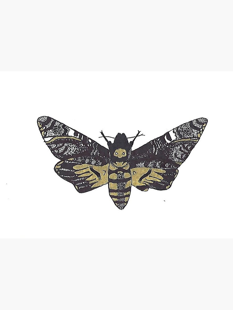 "Golden Moth" Sticker for Sale by nekoemibellsan | Redbubble