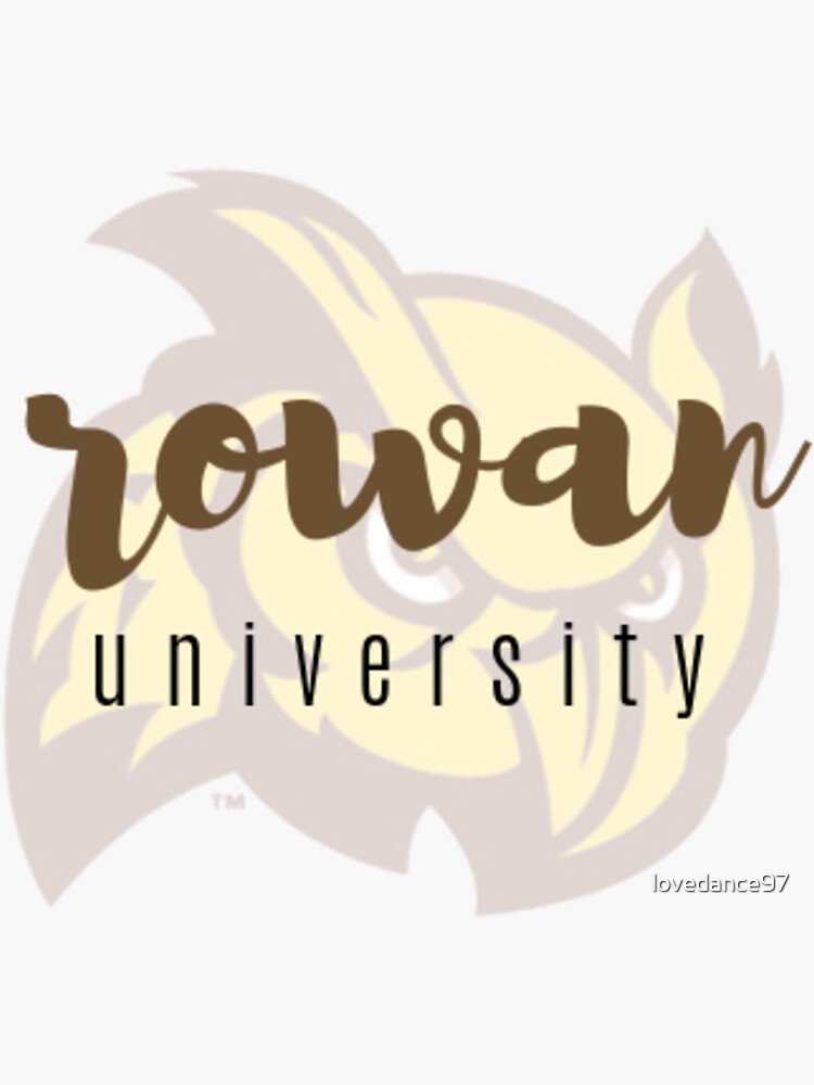 "Rowan University - School Pride" Sticker by lovedance97 | Redbubble
