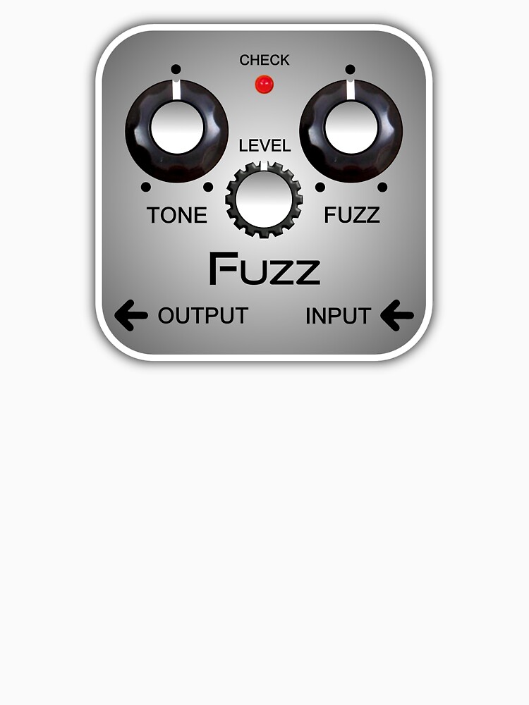 "The Fuzz Pedal" T-shirt for Sale by kennyn | Redbubble | fuzz t-shirts ...