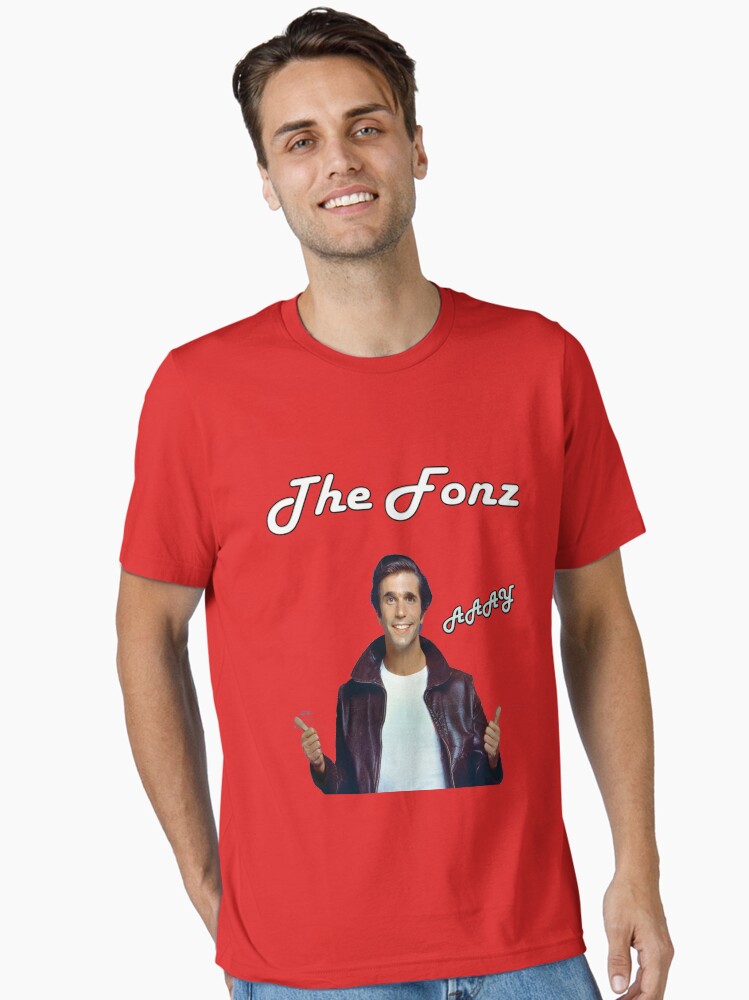 "The Fonz Happy Days" Essential T-Shirt for Sale by smstees | Redbubble
