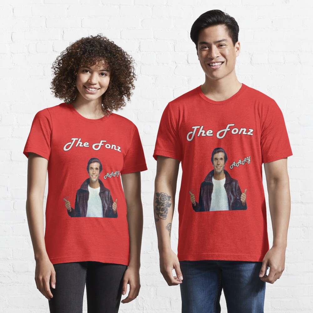 "The Fonz Happy Days" T-shirt for Sale by smstees | Redbubble | fonz t ...