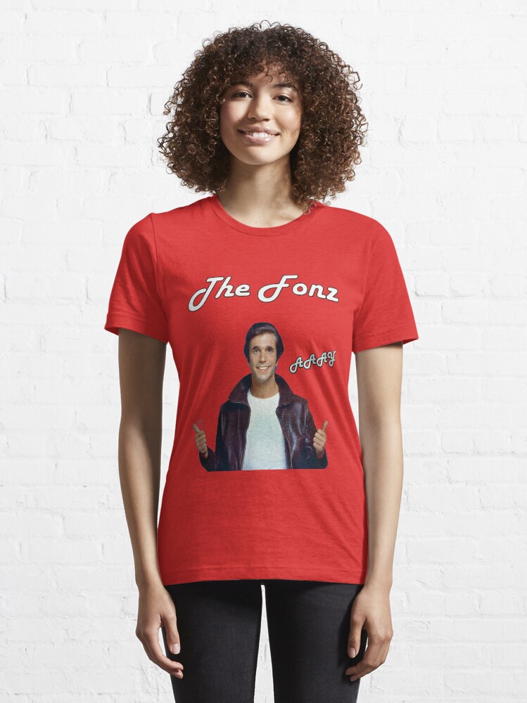 "The Fonz Happy Days" Essential T-Shirt for Sale by smstees | Redbubble