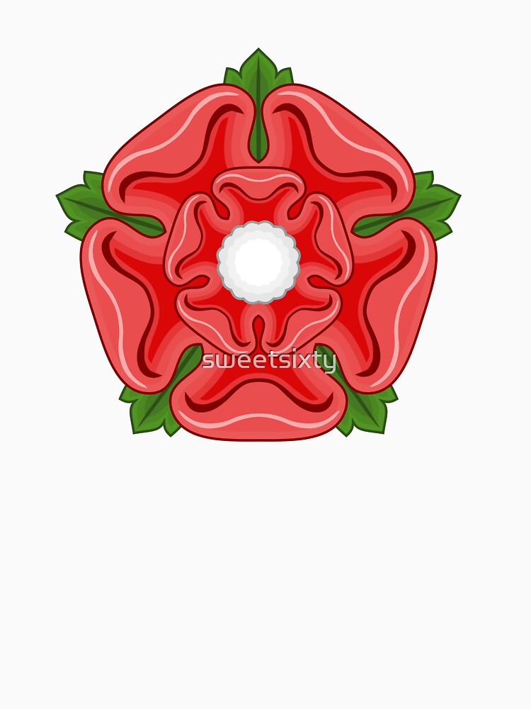 "Red Rose of Lancaster / Lancashire" T-shirt for Sale by sweetsixty ...