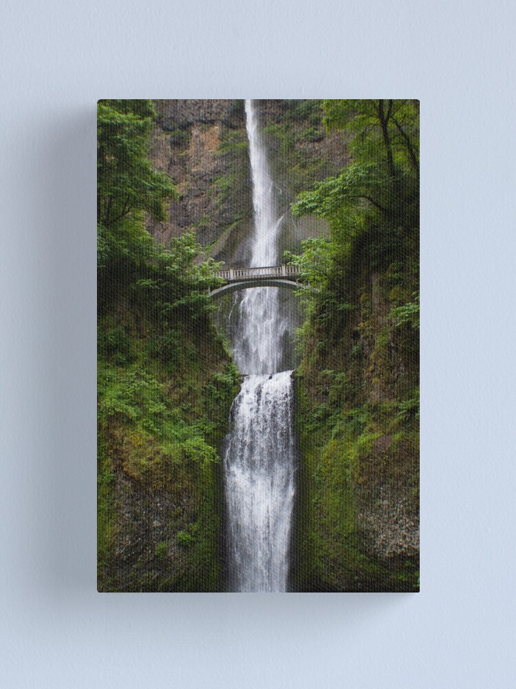 "Multnomah Falls " Canvas Print for Sale by poeticnautilus | Redbubble