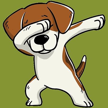 "[Humour] The Dabbing Dog" Sticker for Sale by Garlaska | Redbubble