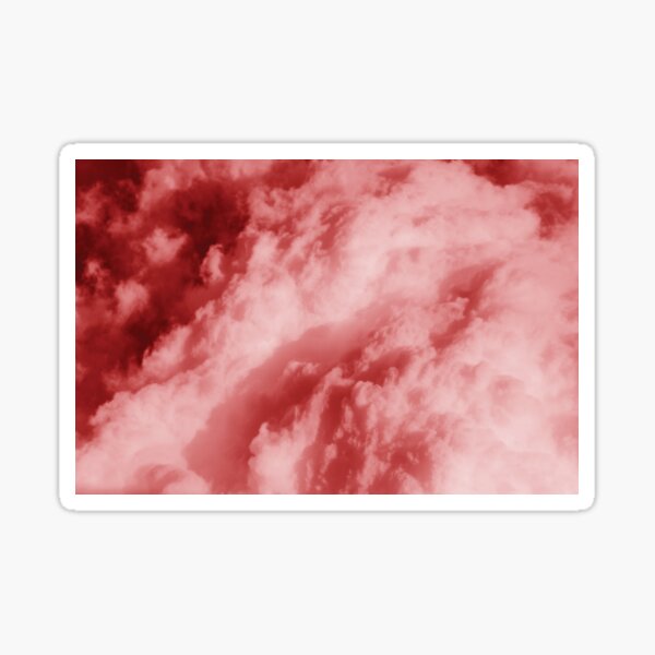 "Pink clouds" Sticker for Sale by Inanidad | Redbubble
