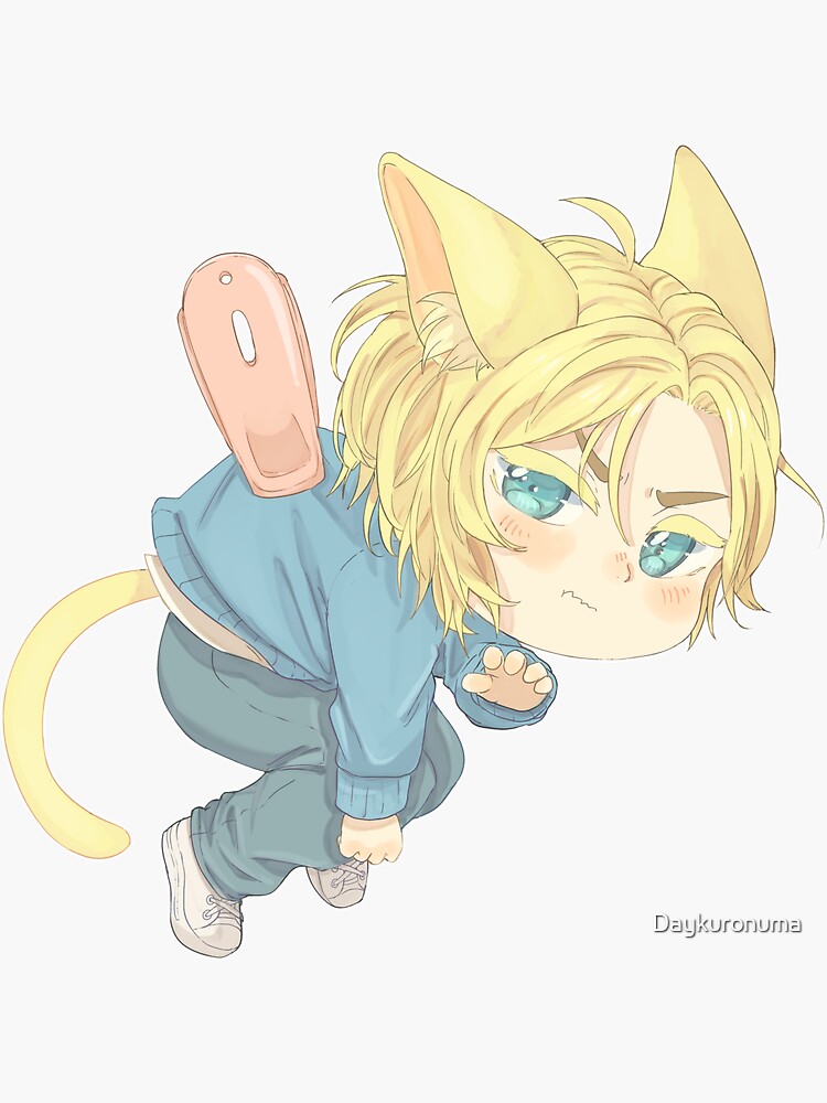 "Ash" Sticker by Daykuronuma | Redbubble