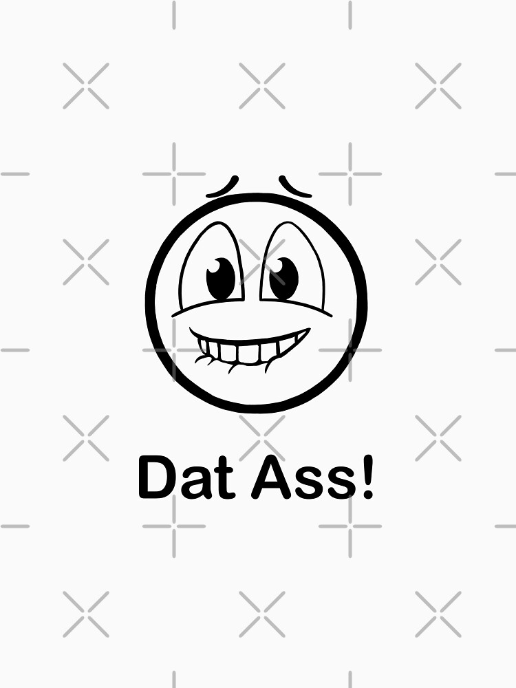 "Lip Biting Emoji - Dat Ass! Valentines Day Gift" T-shirt for Sale by ...