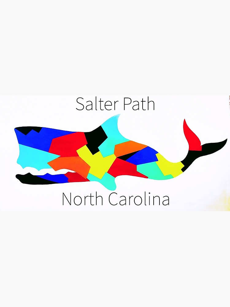 "Salter Path Whale Sharky " Poster by barryknauff | Redbubble
