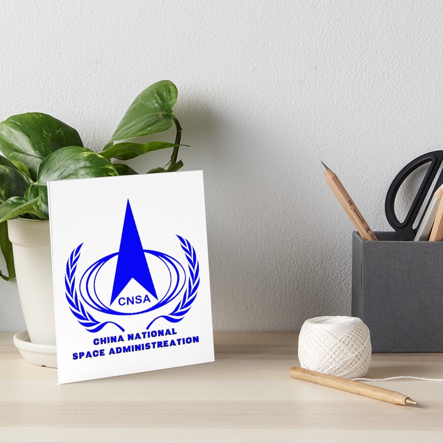 "China National Space Administration (CNSA) Logo" Art Board Print for ...